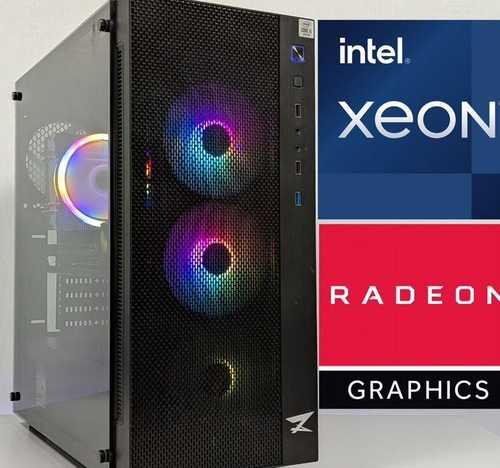 Игровой пк Xeon E5-2670 v3/16gb/RX 5700 XT