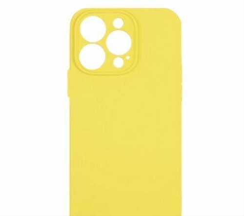Чехол Silicone WS для iPhone 13 Pro Max желтый