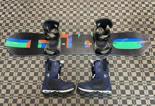 Сноуборд комплект Burton - 155 - L - 44 - 45