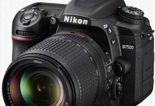 Фотоаппарат Nikon D7500 Kit AF-S DX nikkor 18-140m