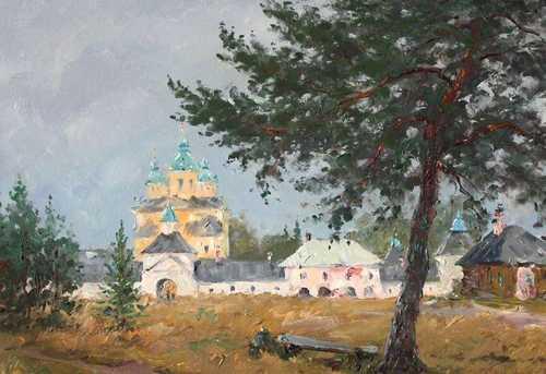 Картина Коневец. Монастырь. Александр Александровс