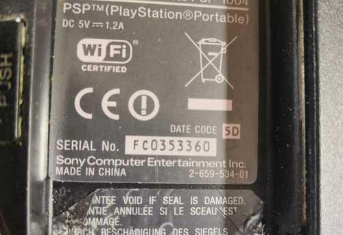 Sony PSP 1004