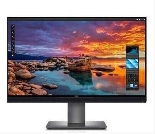 Монитор dell UP2720Q, 3840x2160, IPS, серый/черный