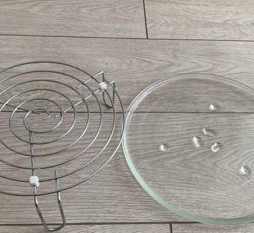 Тарелка и решетка гриль для микроволновки