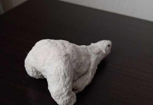Ватные елочные игрушки,белый медведь