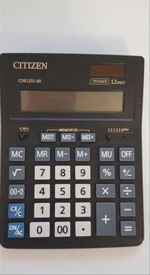 Калькулятор citizen cdb1201-bk