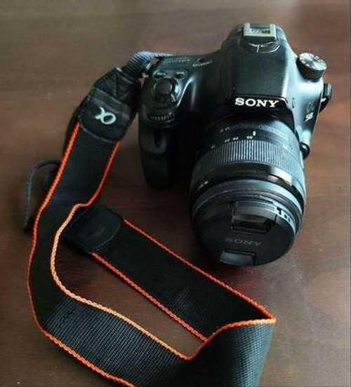 Фотоаппарат Sony Alpha SLT-58 + Объектив 18-55