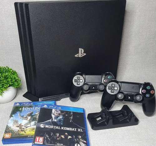 Sony PS4 pro   2 геймпада   игры