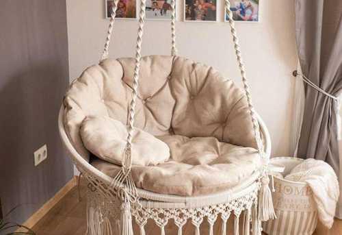Кресло плетеное подвесное