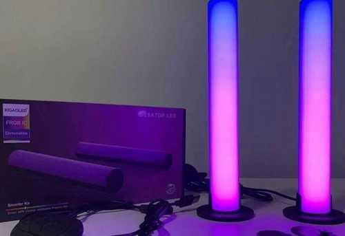 RGB светильники, подсветка с реакцией на звук