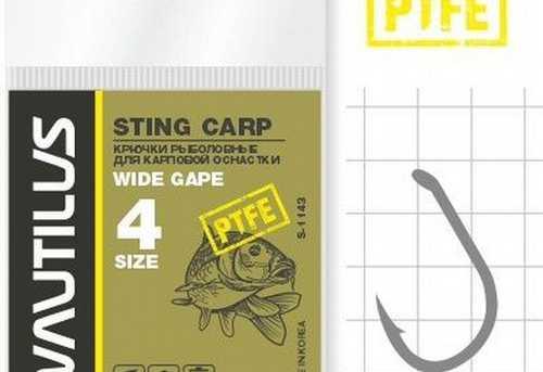 Крючок Nautilus Sting Carp Wide gape S-1143ptfe #4
