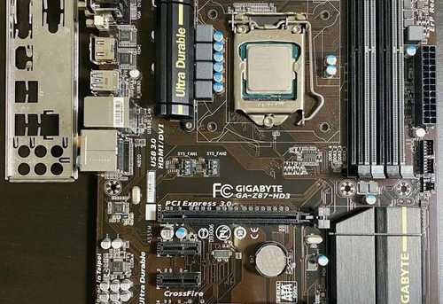 Материнская плата gigabyte ga-z87-hd3