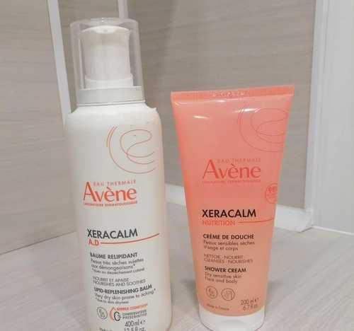 Бальзам и очищающий крем-гель Avene Xeracalm