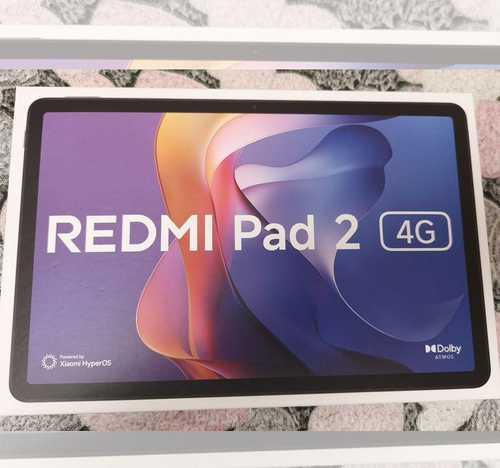 Планшет Redmi Pad 2, 4/128, 4G(LTE)   чехол   стек