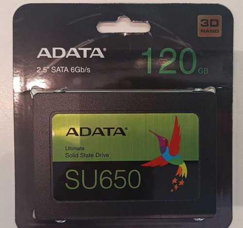 Жесткий диск SSD 120 GB Adata SU650