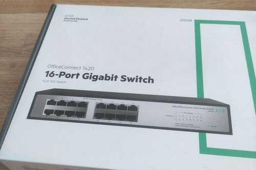 Коммутатор 16 портов HPE 1420 16G switch