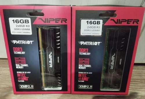 Ddr3 16gb (32gb) patriot viper