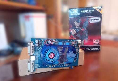 Sapphire Radeon HD 3650 512 mb AGP