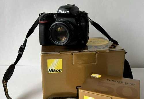 Зеркальный фотоаппарат nikon d750 + 50mm f/1.4D