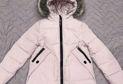 Куртка-пальто зимнее для девочки р.134