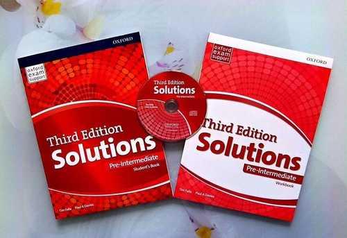 Solutions Pre-intermediate 3rd edition+CD