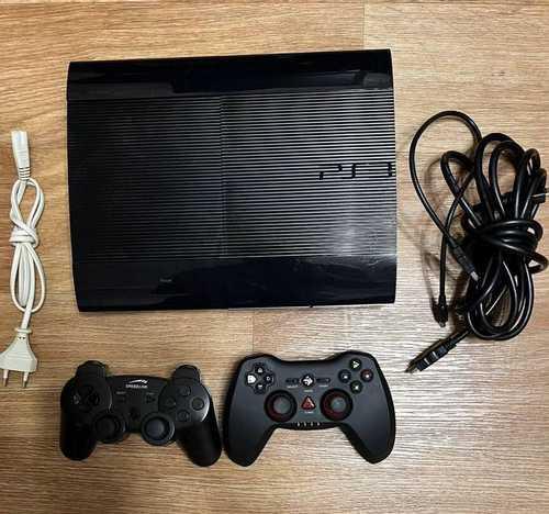 Sony PS3 Super Slim 500 G прошитая 90 игр