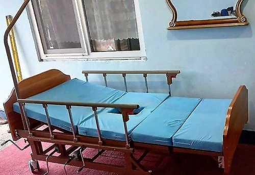 Медицинская кровать для лежачих больных +туaл+крес