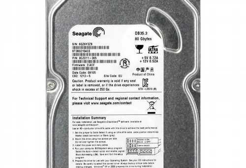 Жесткий диск Seagate ST380215ACE 80Gb IDE 3.5"