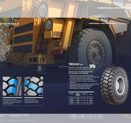 Шины 21.00R35 TB526S E-4 T3 TL Triangle