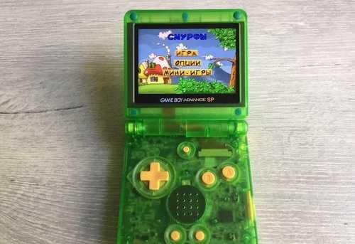 Nintendo Gameboy Advance SP с IPS type - c