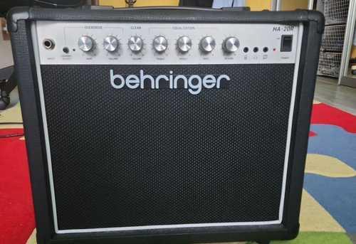 Гитарный комбоусилитель behringer HA-20R