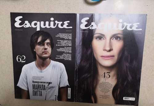 Esquire журналы январь 2011, апрель 2009