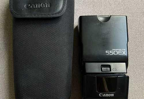 Вспышка камеры canon 550ex