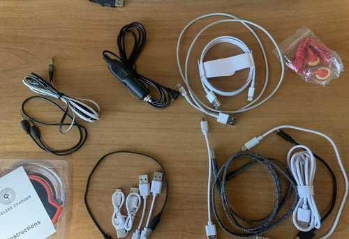 Провода и кабели micro usb, type c, jack и другие