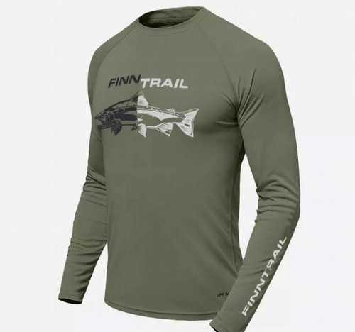 Лонгслив Finntrail Wave Fish 6611 Khaki M