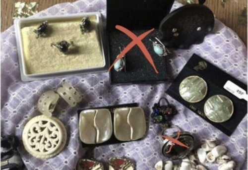 Бижутерия,серебро,медь,полудрагоценные камни