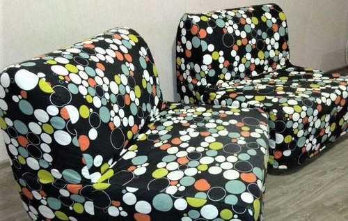 Икеа диван - кровать и кресло ликселе комплект