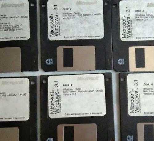 Дискеты для Floppy дисковода FDD 3,5''установочные