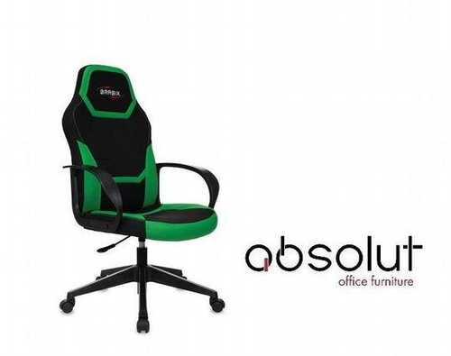 Игровое кресло офисное Alpha GM-018, ткань/экокожа