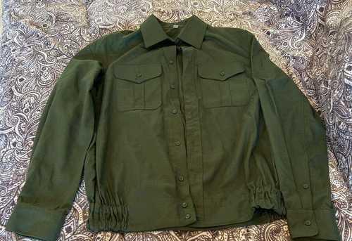 Рубашка офисная офицерская оливковая новая 39-3