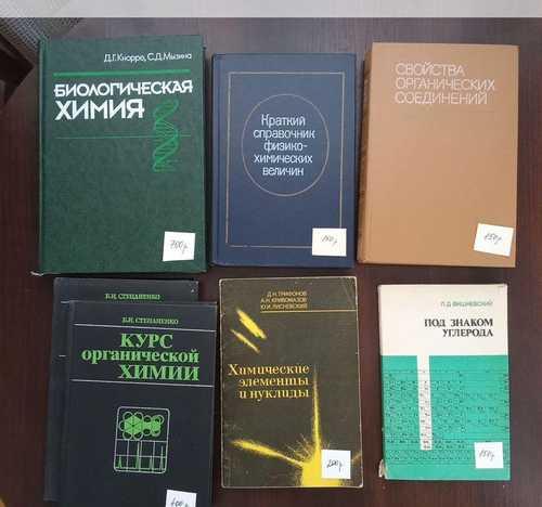 Книги по химии