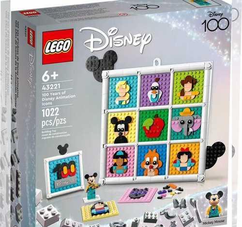 Lego Disney Иконки 100 лет анимации Диснея 43221