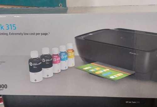 Мфу струйный HP Ink Tank 315, A4, цветной, струйны
