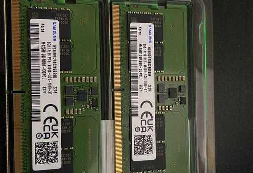 Оператив память Samsung DDR 5 sodimm 16 gb 4800mhz