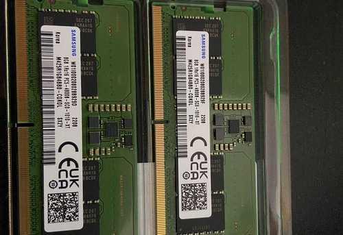 Оператив память Samsung DDR 5 sodimm 16 gb 4800mhz