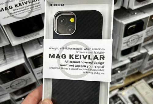Чехол на iPhone 15 Kevlar Magsafe лучше Pitaka