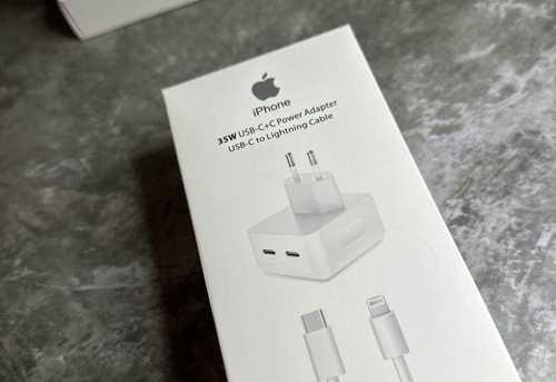 Зарядка для iPhone 2в1 Type-C Lightning