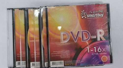 Диск dvd-r smartbuy 4.7гб, 120 мин. 1-16x