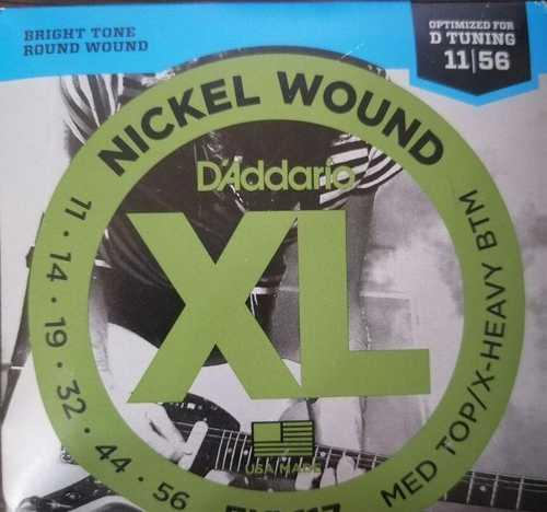 Струны D'Addario EXL117 11-56