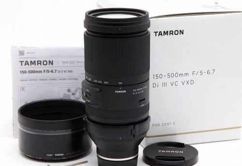 Объектив Tamron 150-500 f/5-6.7 Di III VC VXD